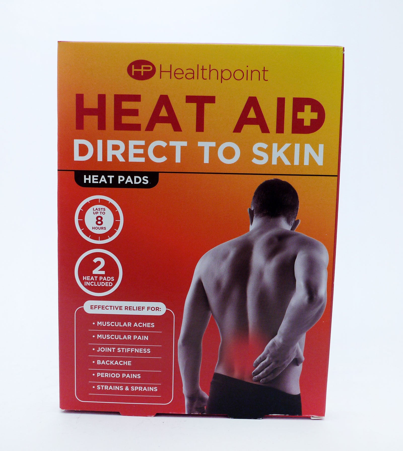 HEAT AID HEAT PATCH DIRECT TO SKIN 2PK – High Way Ventures