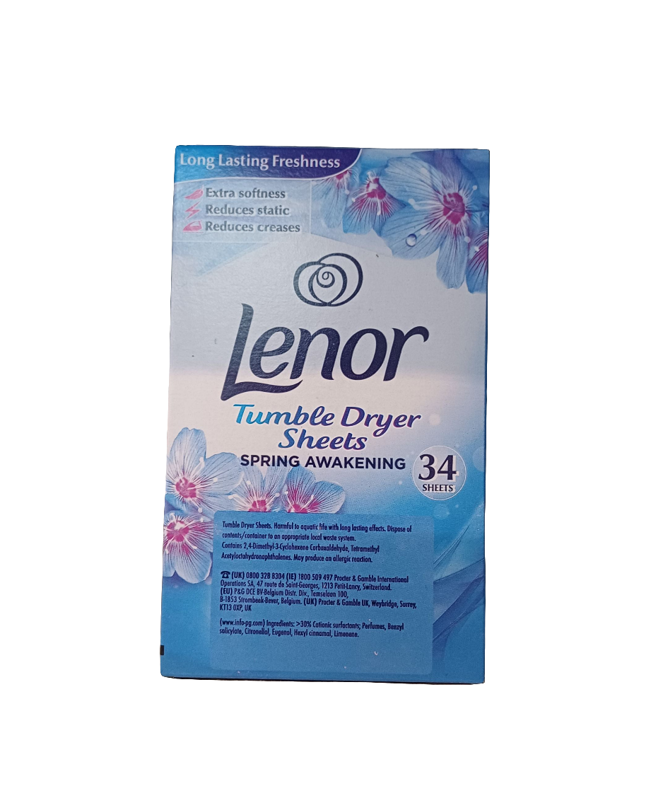 LENOR DRYER SHEETS SPRING AWAKENING – High Way Ventures